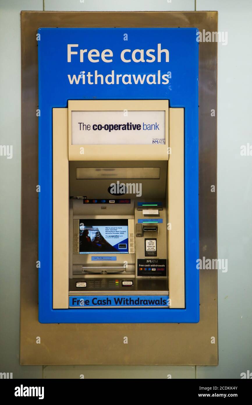 Coop bank cash machine hi-res stock photography and images - Alamy