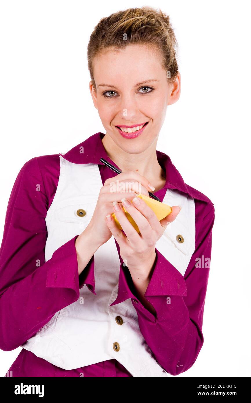 Smiling commercial worker Stock Photo - Alamy