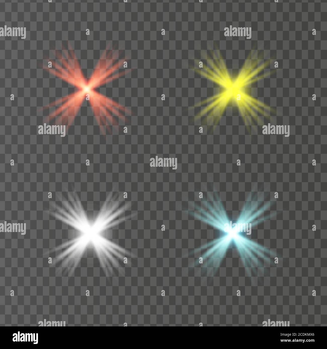 Colorful realistic special effects. The explosions and glowing ...