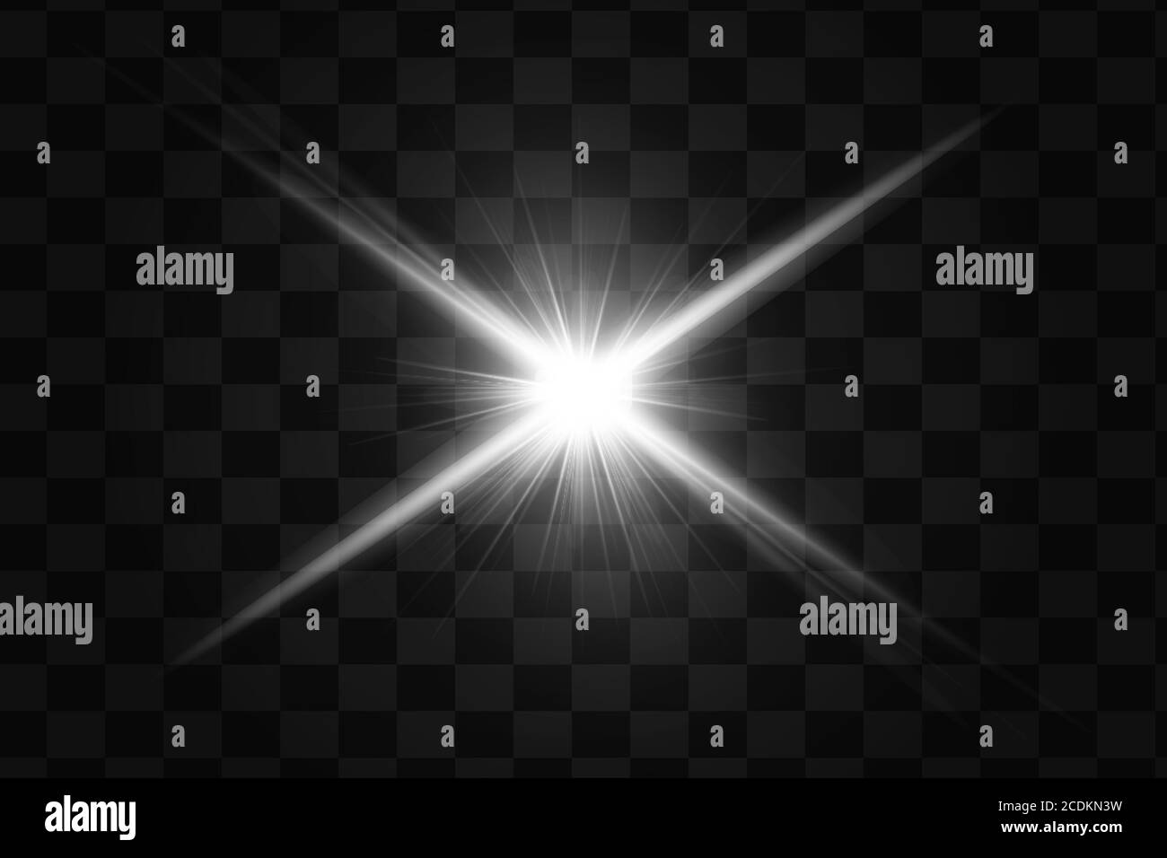 Glow isolated white light effect, lens flare, explosion, glitter, line ...