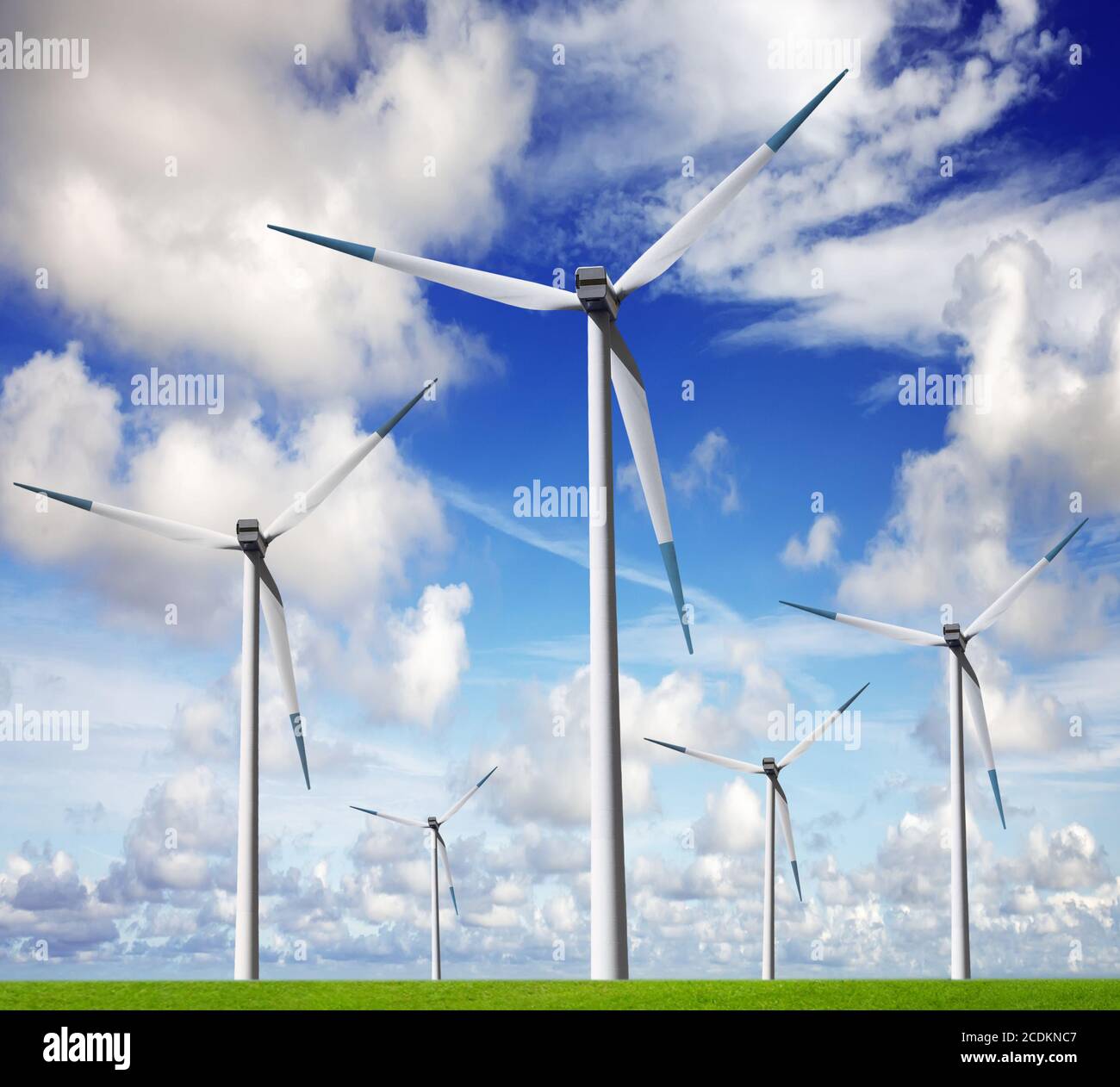 Wind energy farm Stock Photo - Alamy