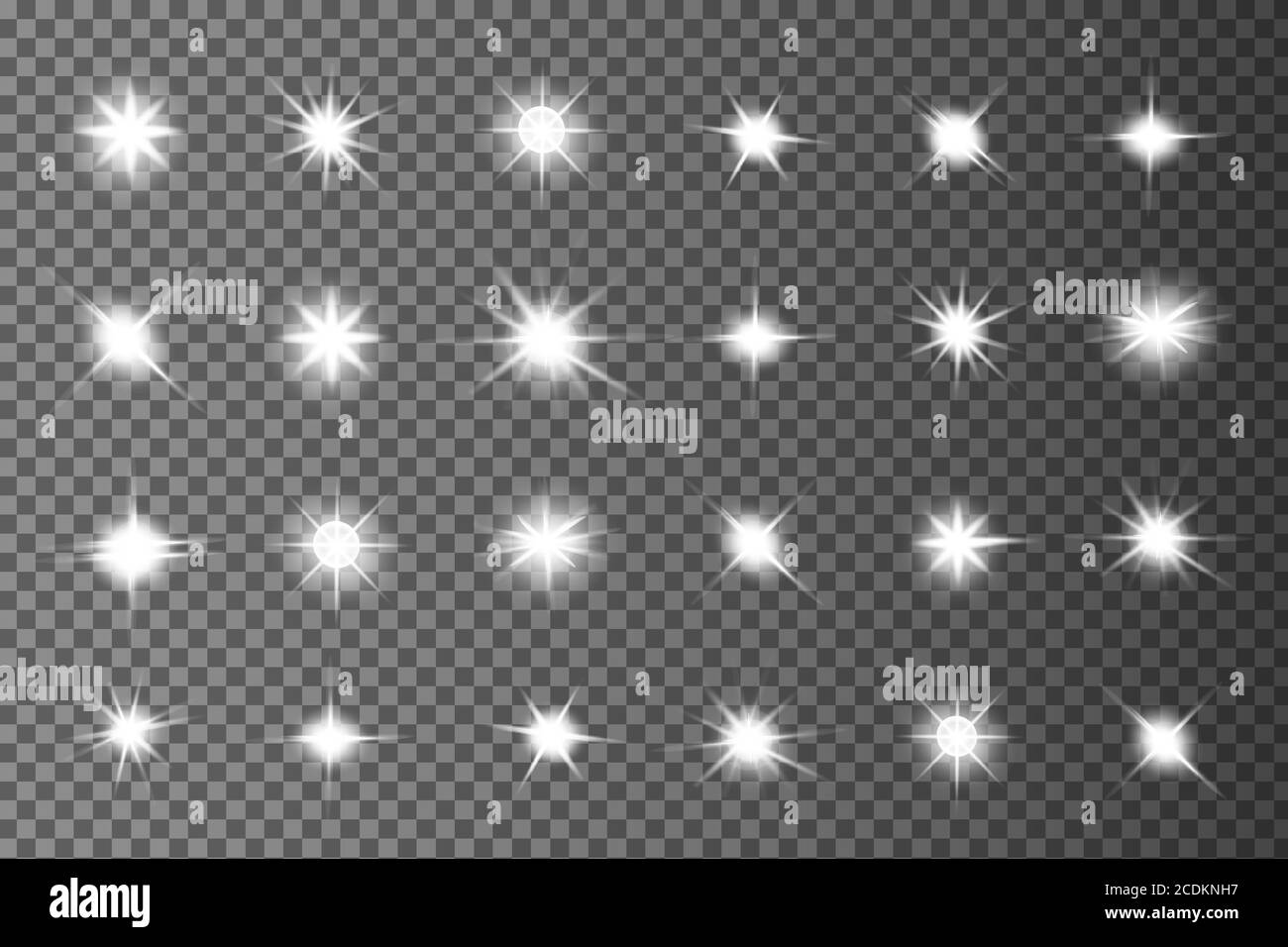 Glow isolated white light effect, lens flare, explosion, glitter Stock Vector Image & Art - Alamy