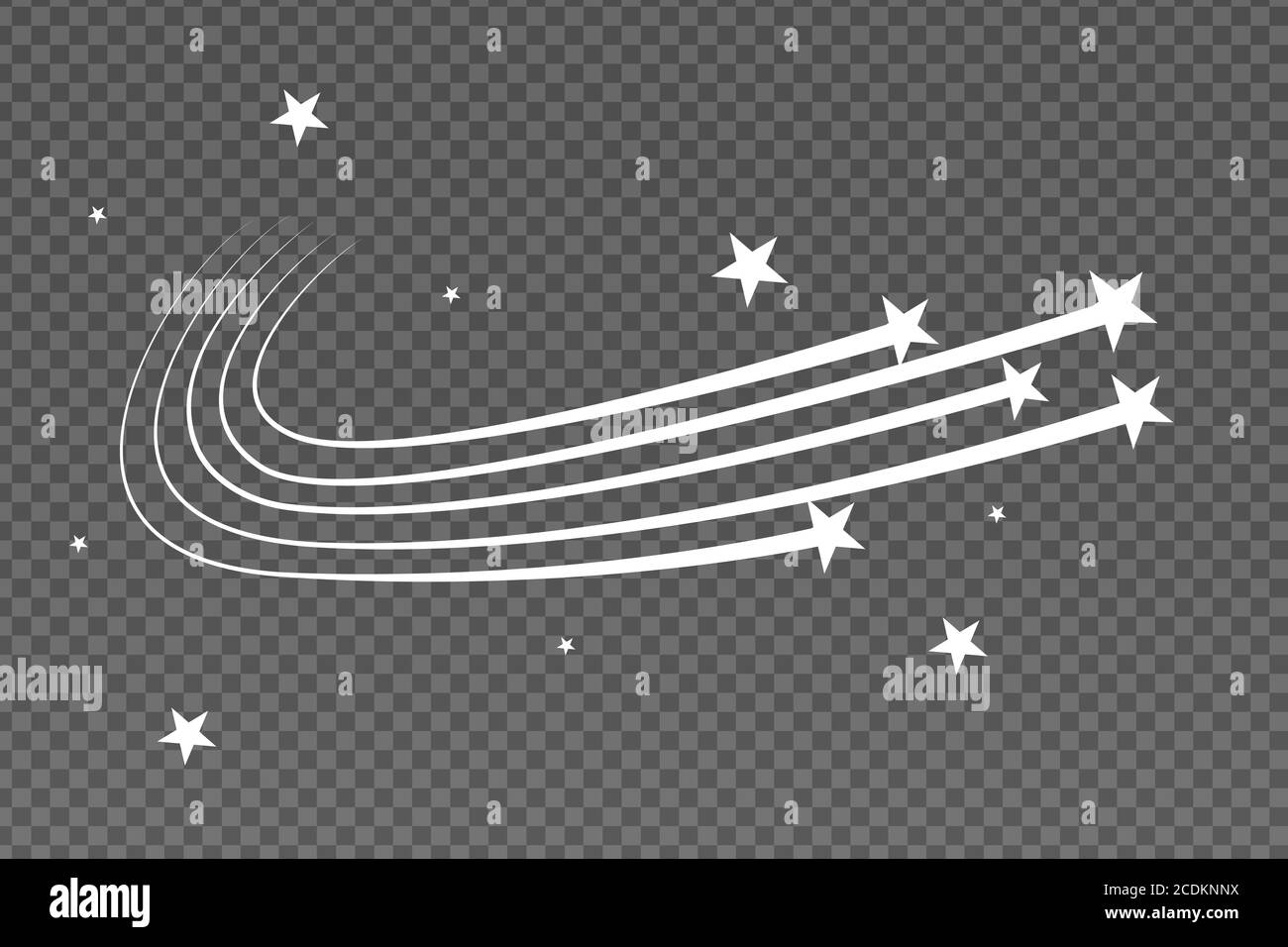 Abstract Falling Star - Black Shooting Star with Elegant Star Trail ...