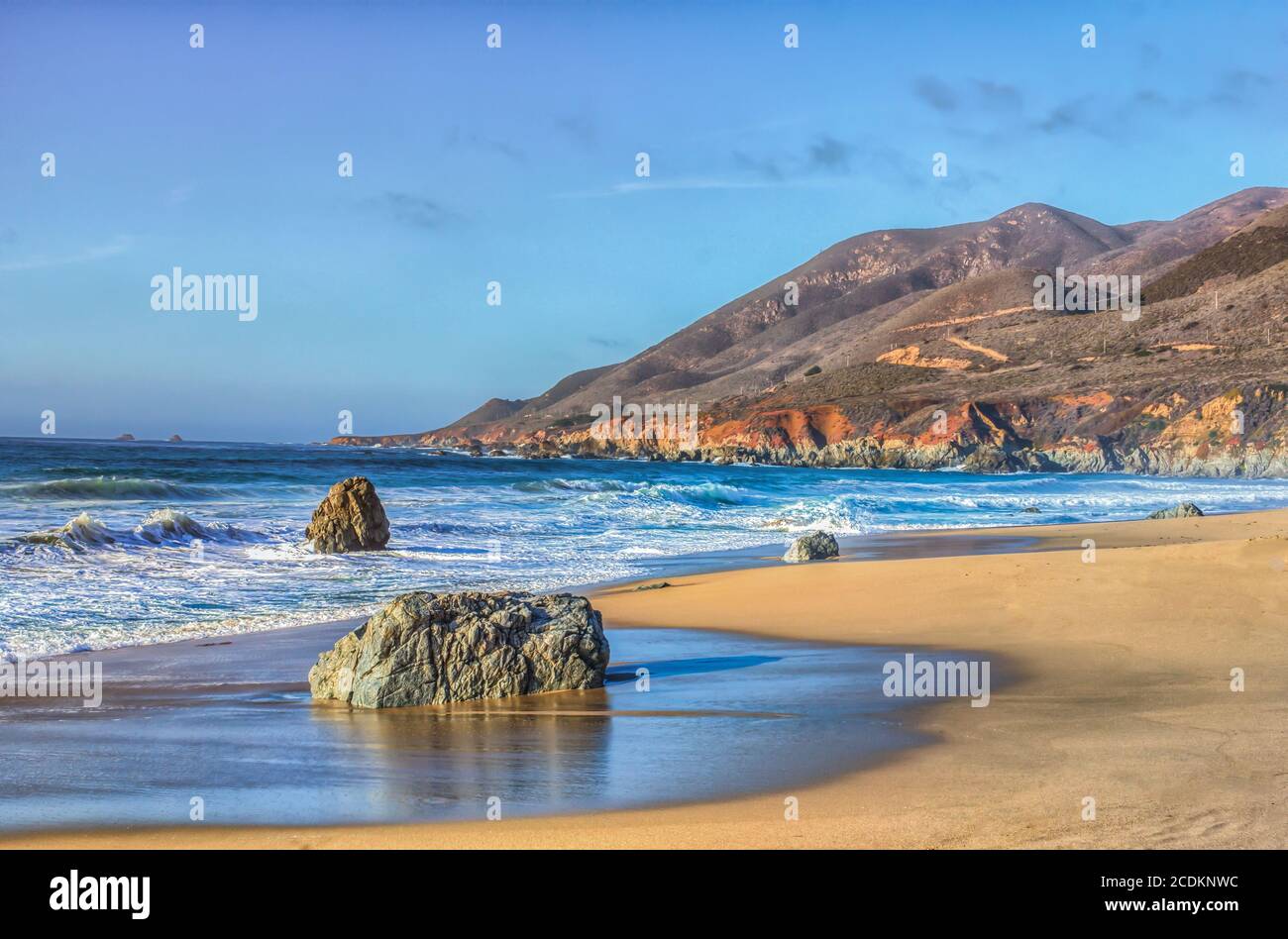 Early Dusk at Garrapata State Park Stock Photo - Alamy