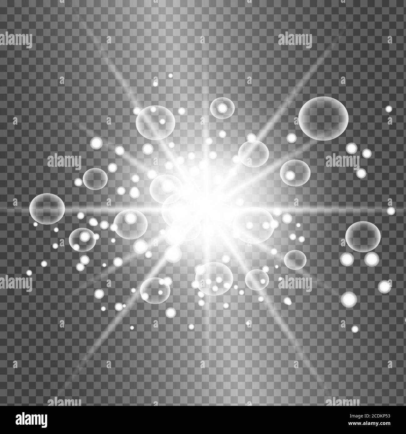 Glow isolated white light effect, lens flare Stock Vector Image & Art - Alamy