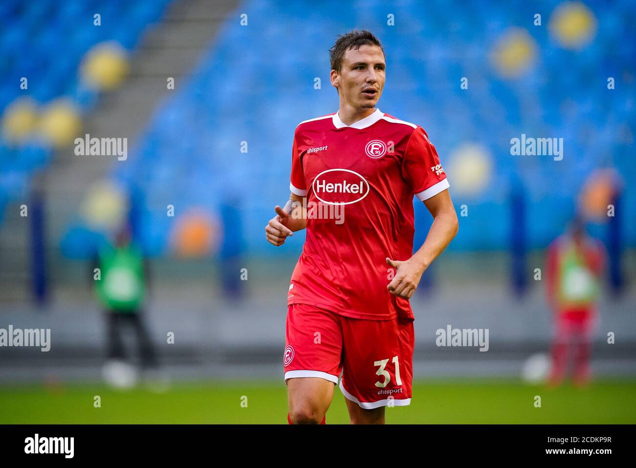 ARNHEM, NETHERLANDS - AUGUST 28: Marcel Sobottka of Fortuna Dusseldorf ...