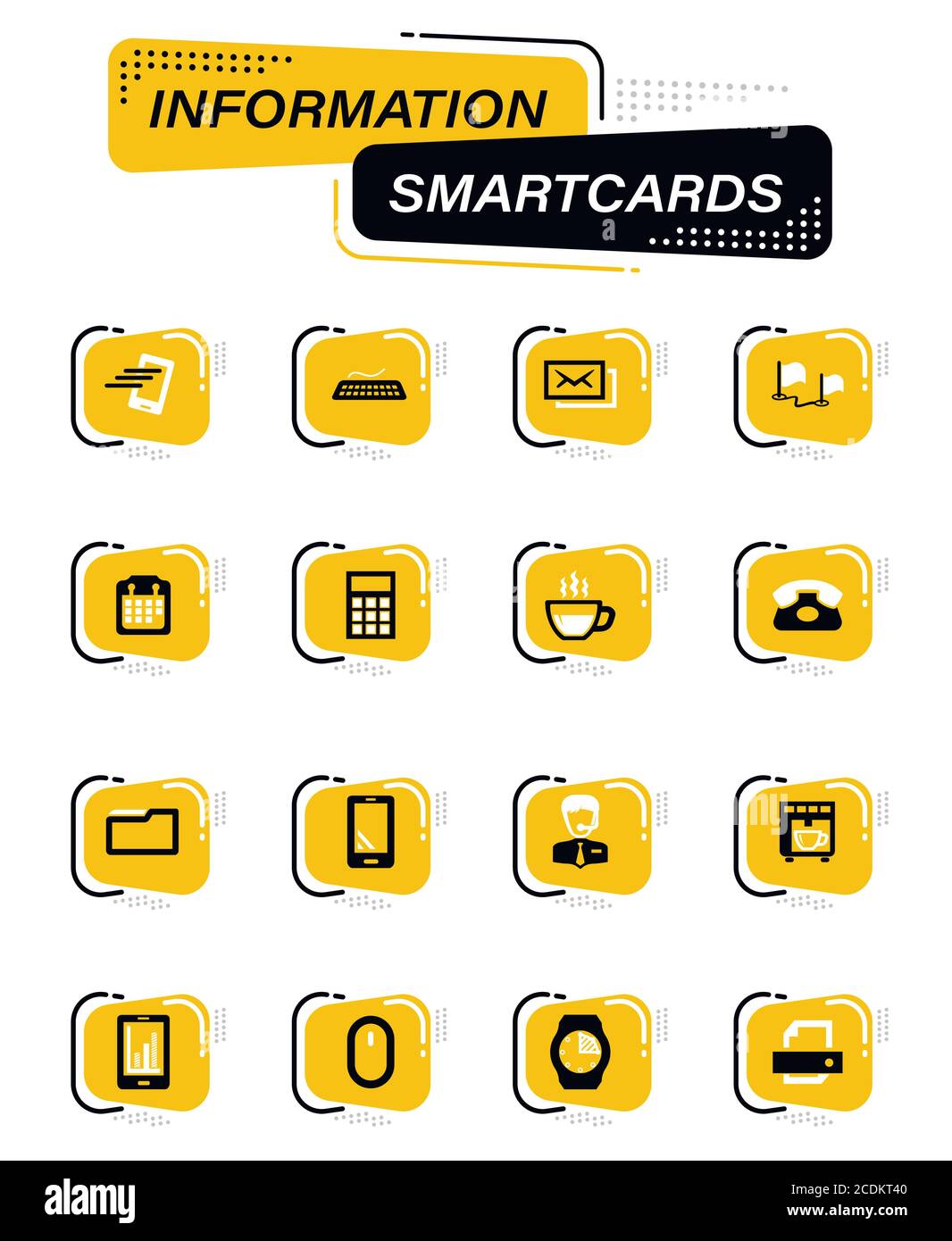 Office icons set Stock Vector Image & Art - Alamy