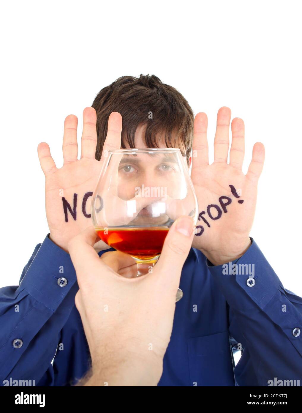 Teenager refuse Alcohol Stock Photo - Alamy
