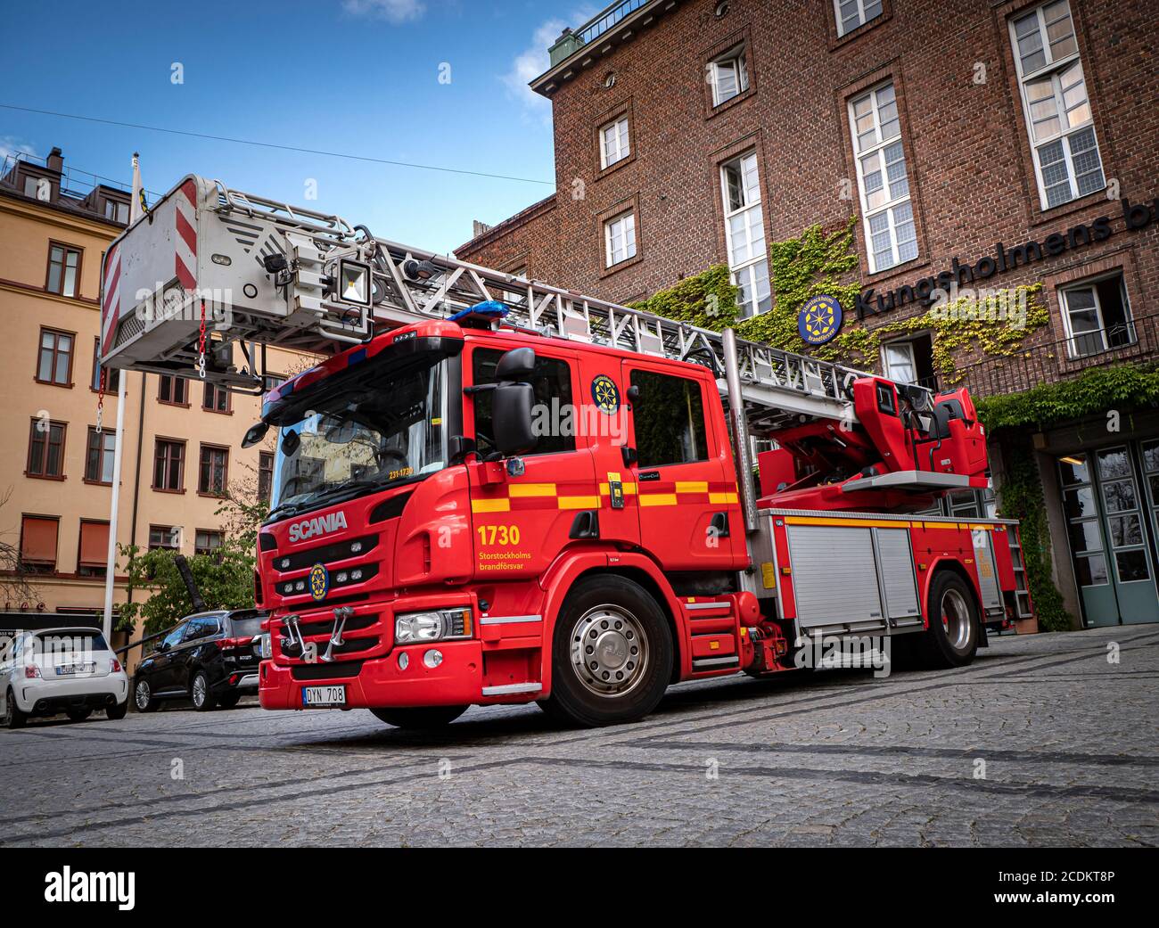 Kungsholmens Firestation , Hantverkargatan, Stockholm, Sweden Stock ...