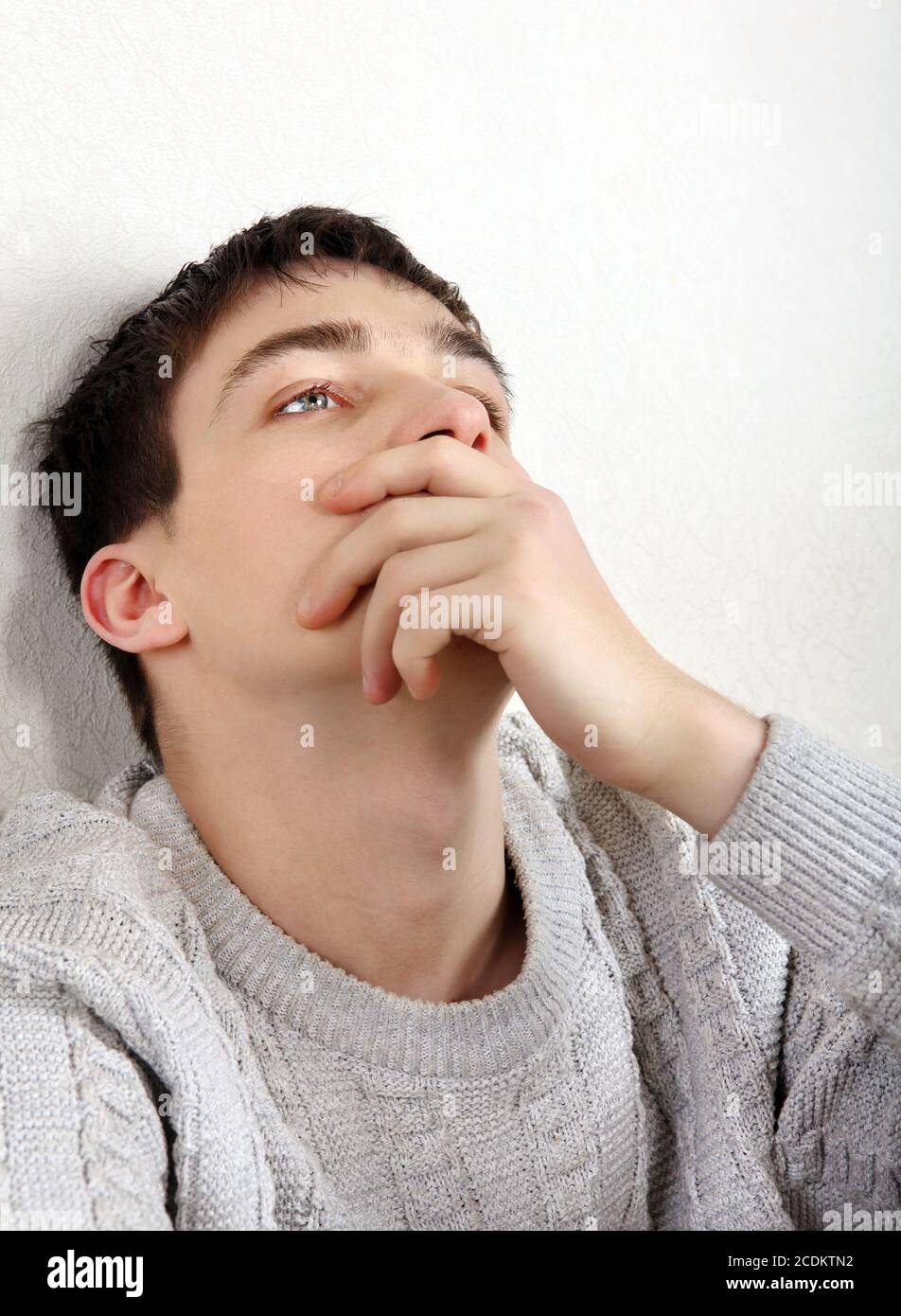 Sad person home hi-res stock photography and images - Alamy