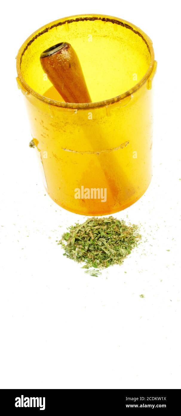 Marijuana and Cannabis, White Background Stock Photo - Alamy