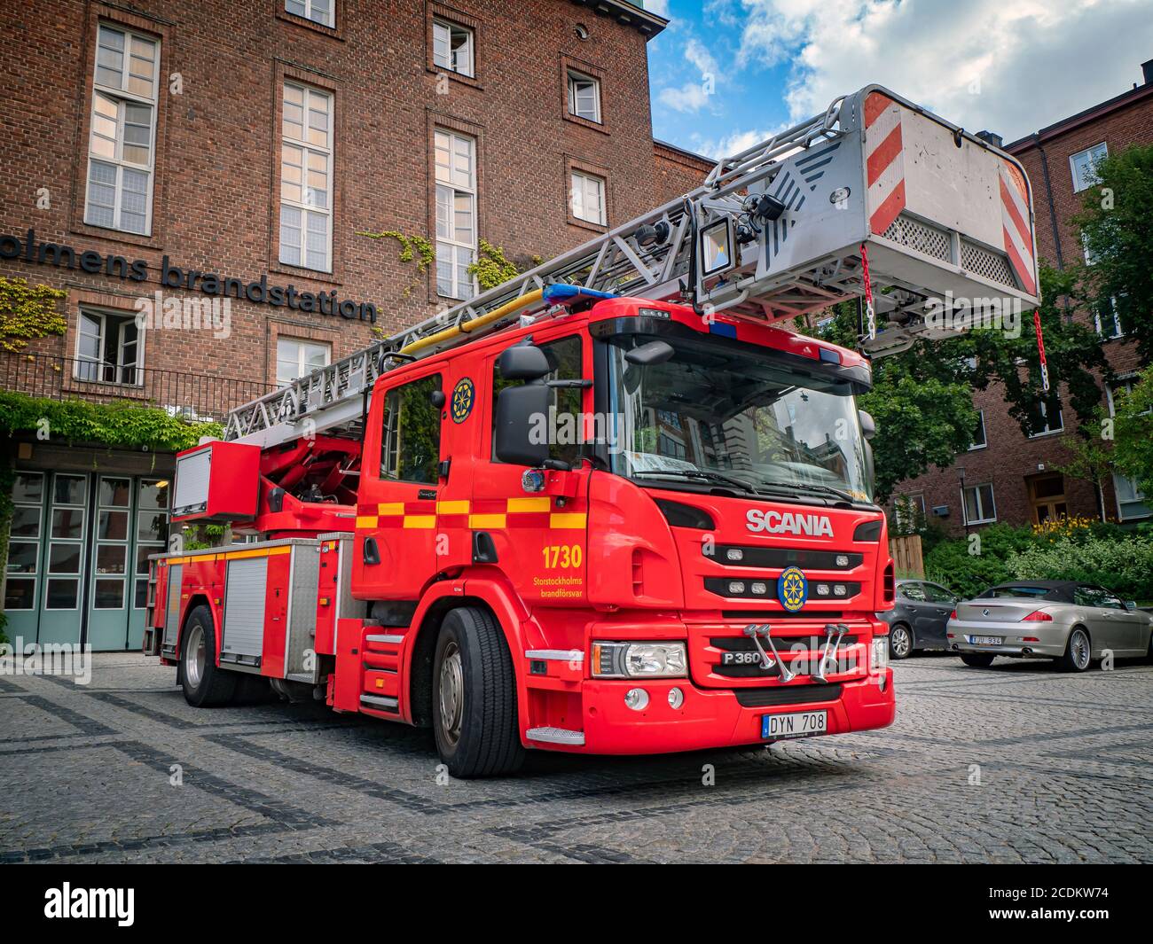 Kungsholmens Firestation , Hantverkargatan, Stockholm, Sweden Stock ...