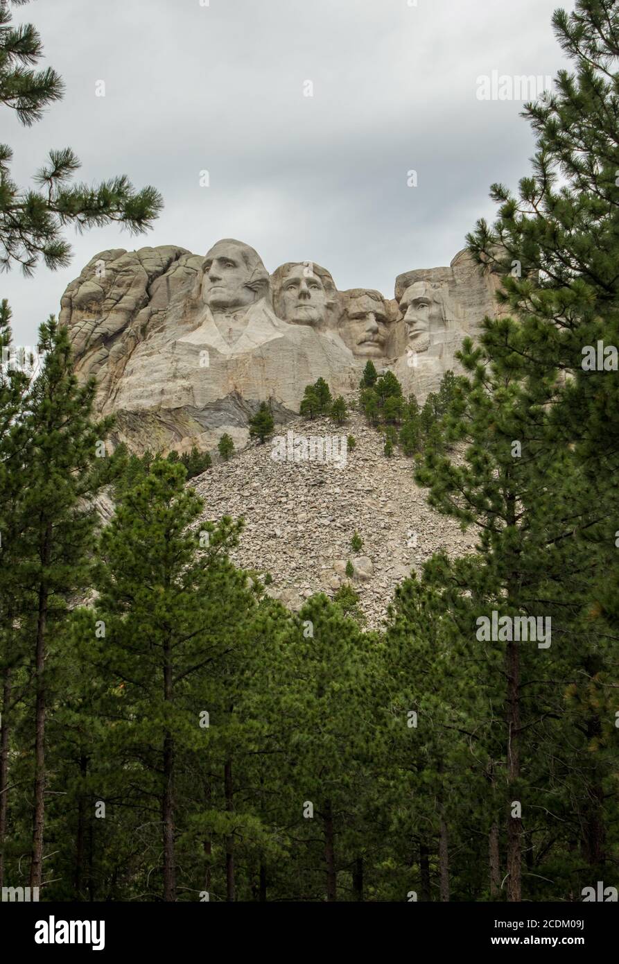 George Washington, Thomas Jefferson, Abraham Lincoln and Theodore ...