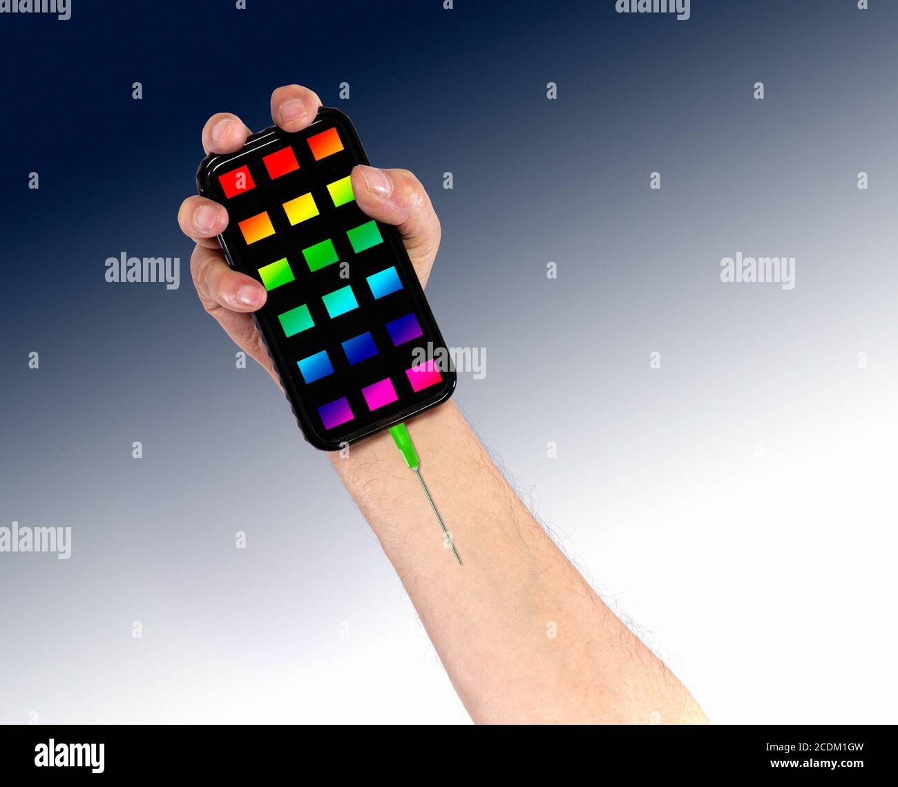 Mobile phone addiction hi-res stock photography and images - Alamy