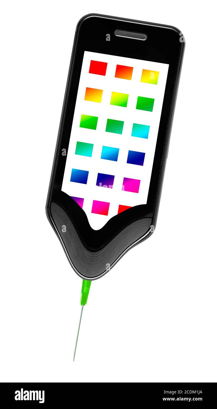 Cell phone addiction hi-res stock photography and images - Alamy