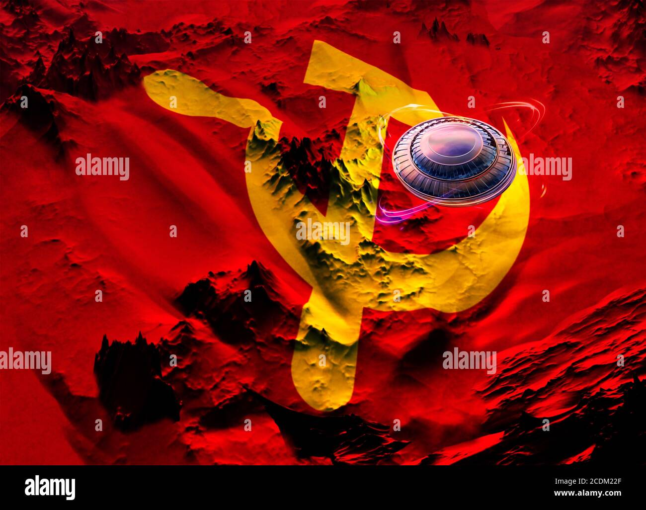 Soviet hammer sickle red hi-res stock photography and images - Alamy