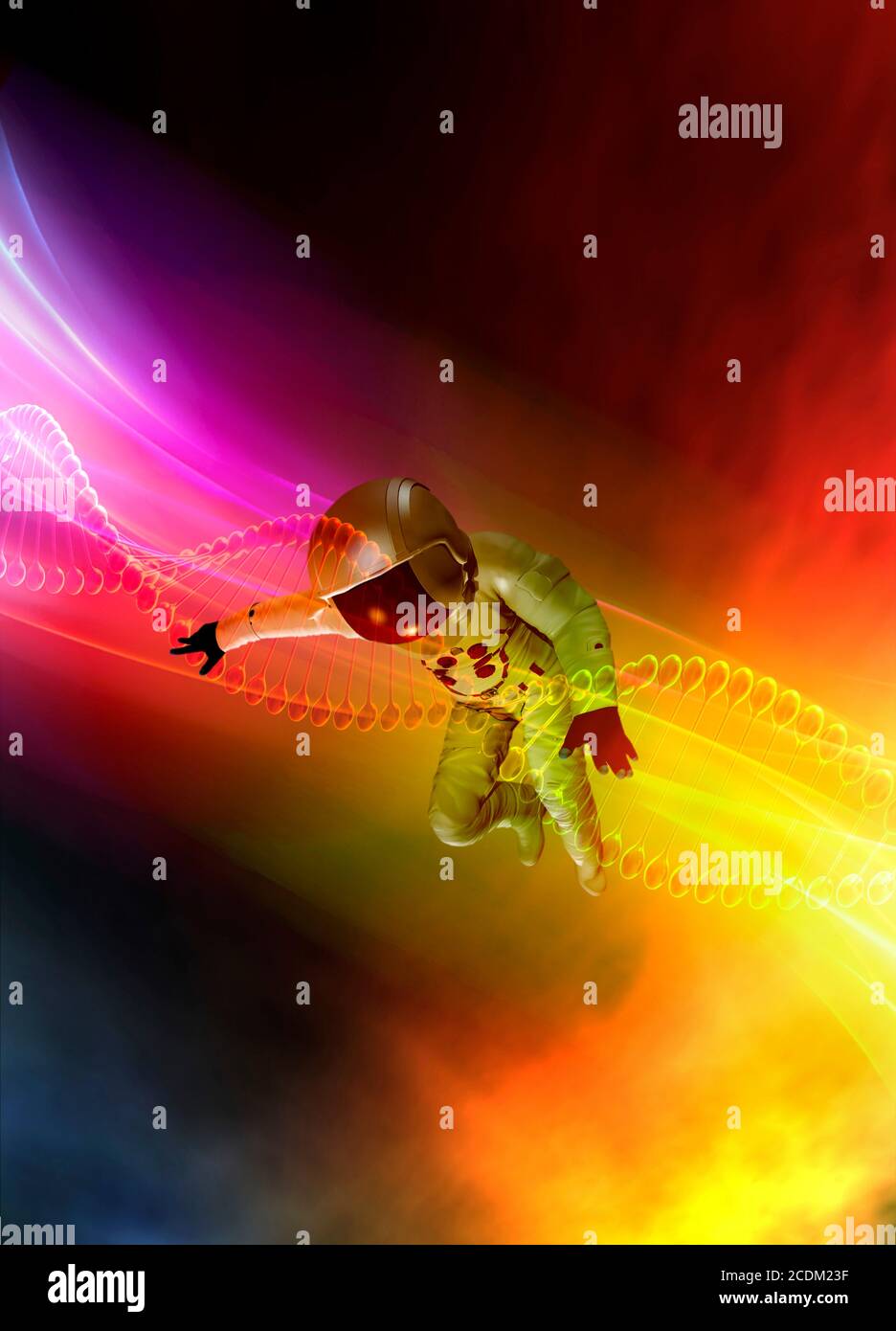 Panspermia, conceptual illustration. Panspermia is the theory that life ...