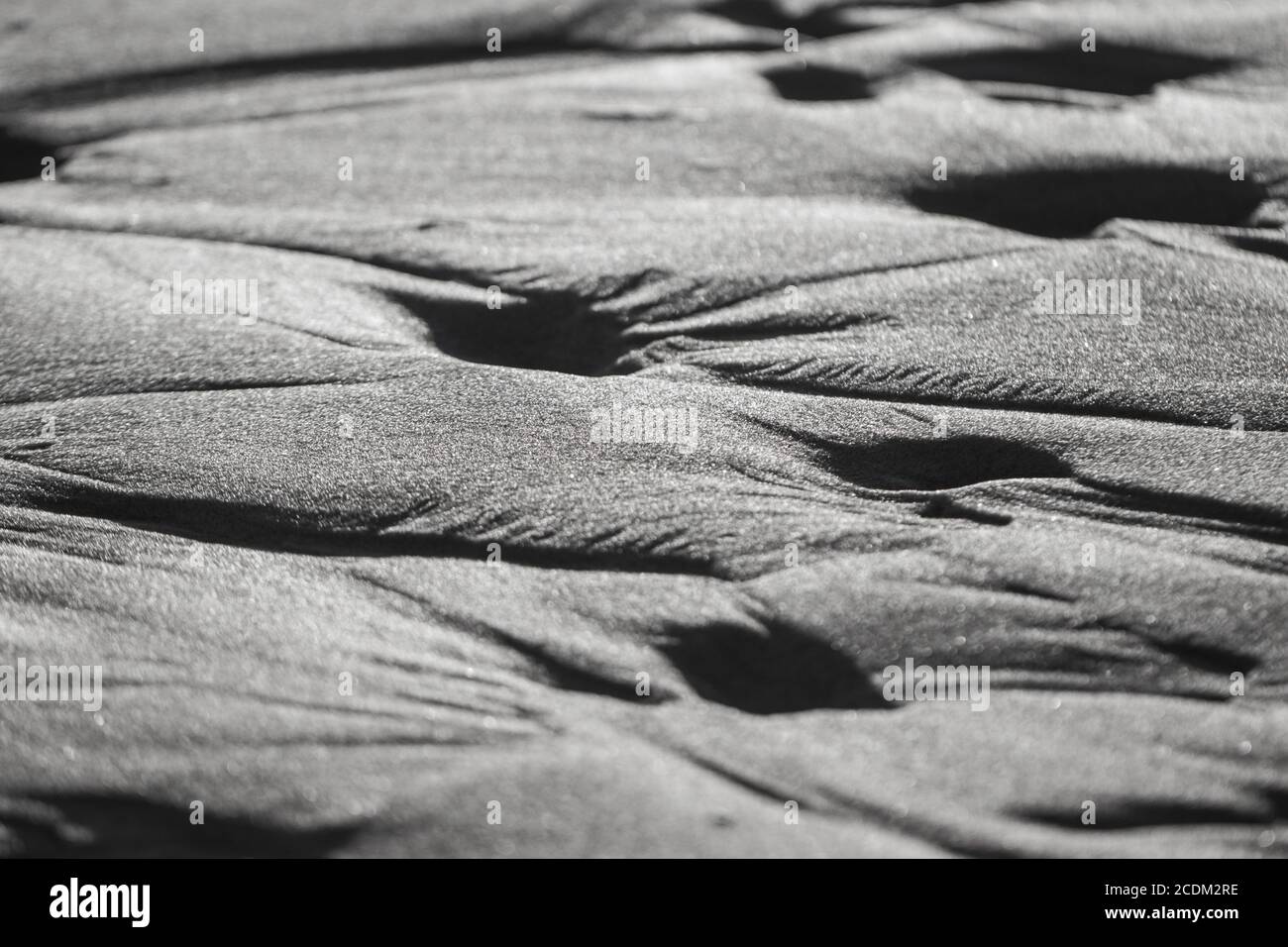 Sand structures at the beach, Netherlands, Texel Stock Photo - Alamy