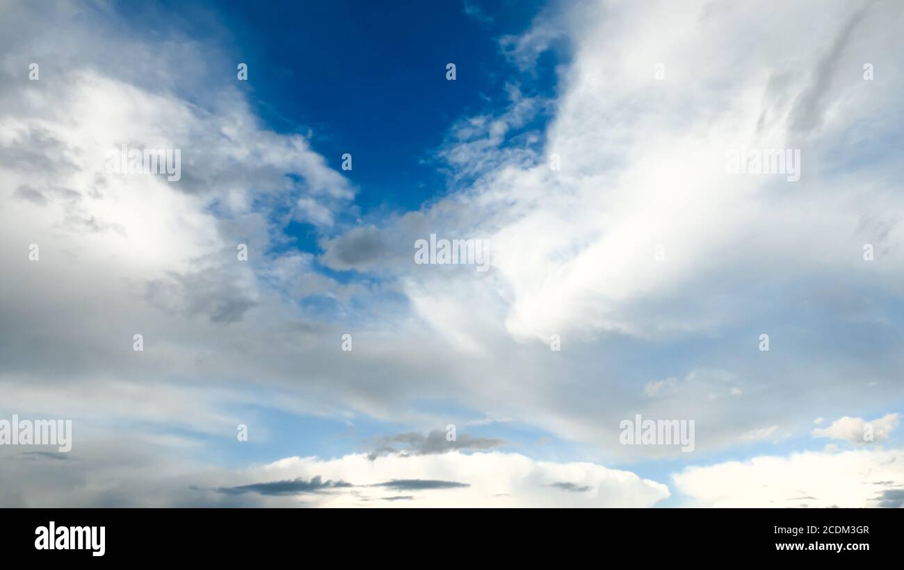 Amazing dramatic sky. Cloudy weather turning rainy. Cumulonimbus in ...
