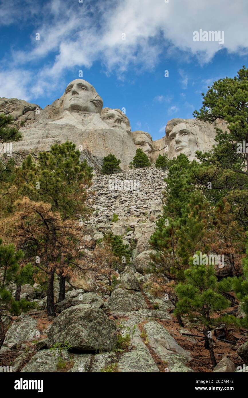 George Washington, Thomas Jefferson, Abraham Lincoln and Theodore ...