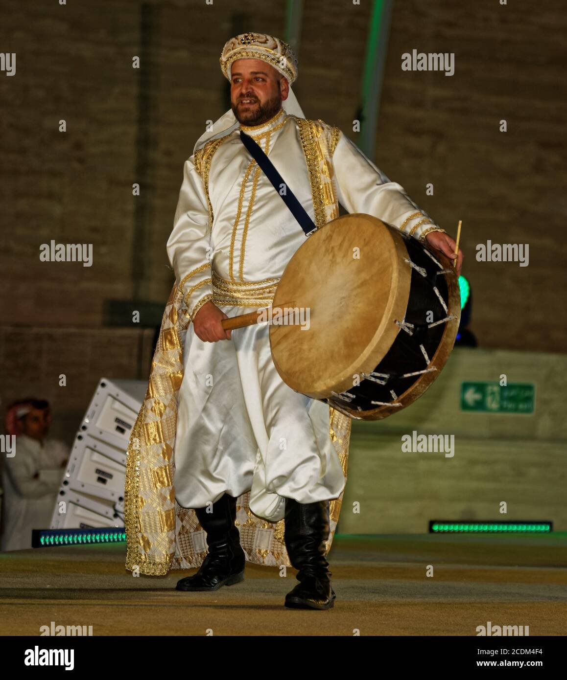 Traditional Jordanian folklore dance (Dabke) in Katara cultural village ...