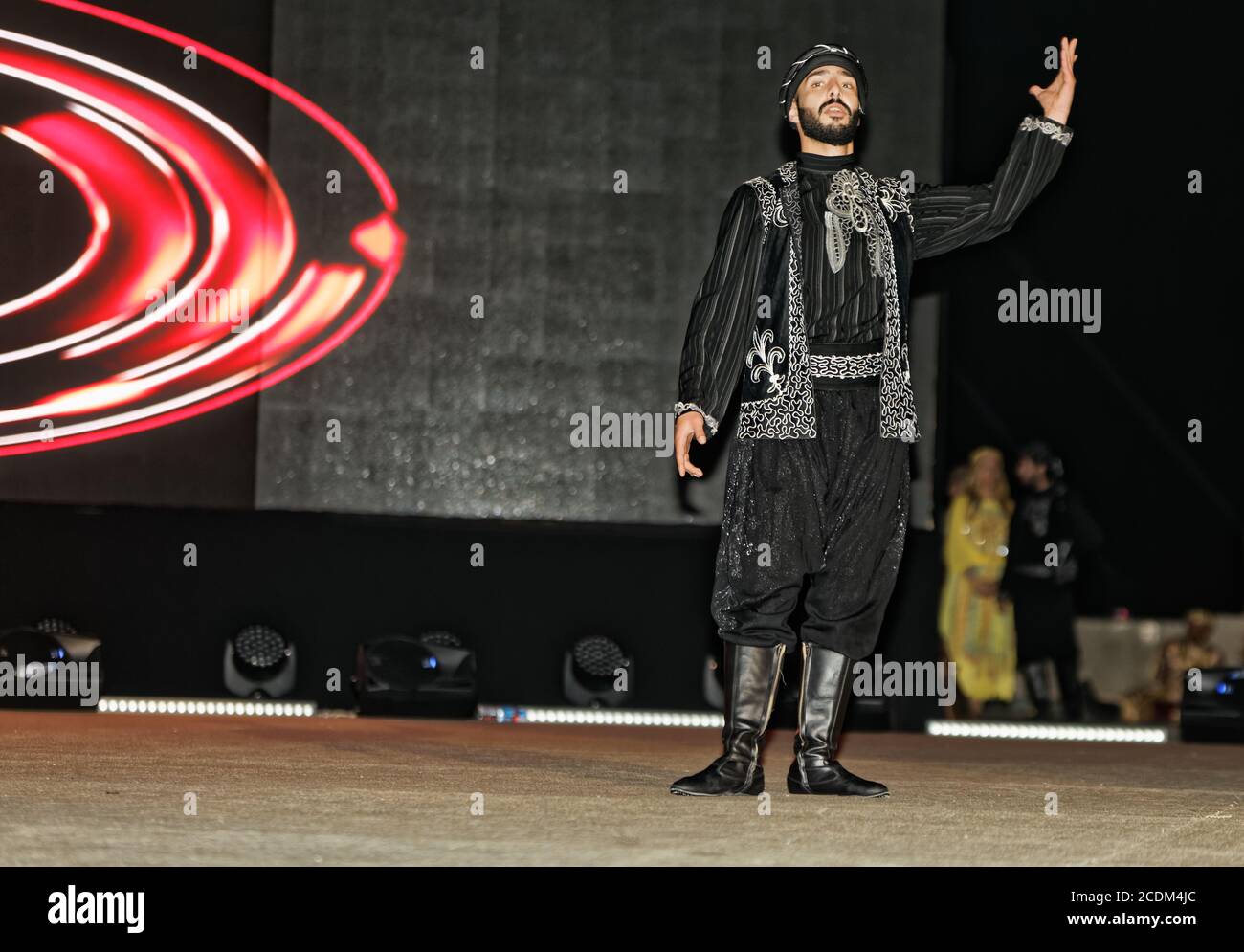 Traditional Jordanian folklore dance (Dabke) in Katara cultural village ...