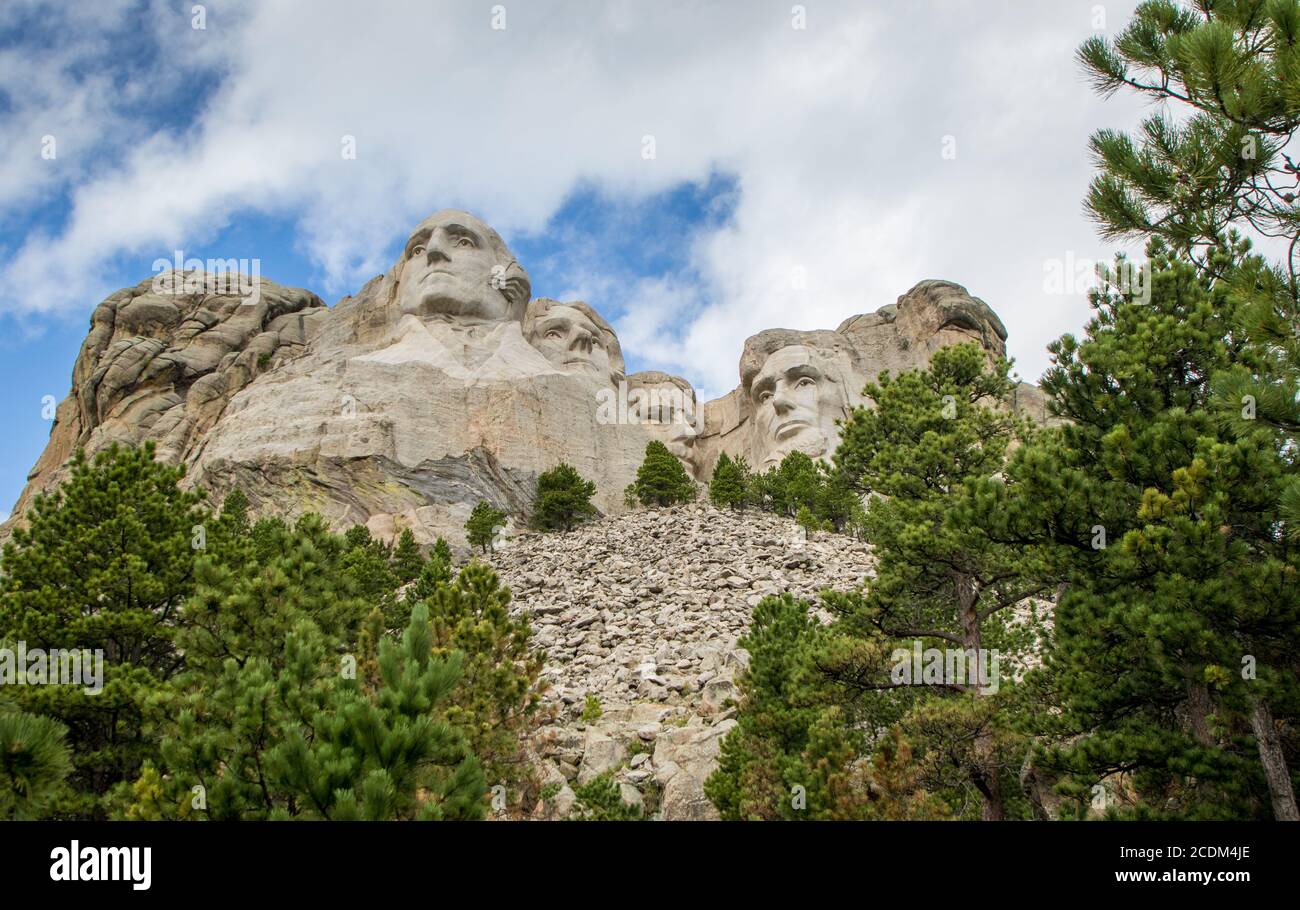 George Washington, Thomas Jefferson, Abraham Lincoln and Theodore ...