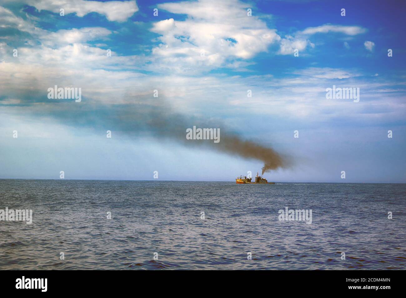 Cruise ship in blue sea hi-res stock photography and images - Alamy