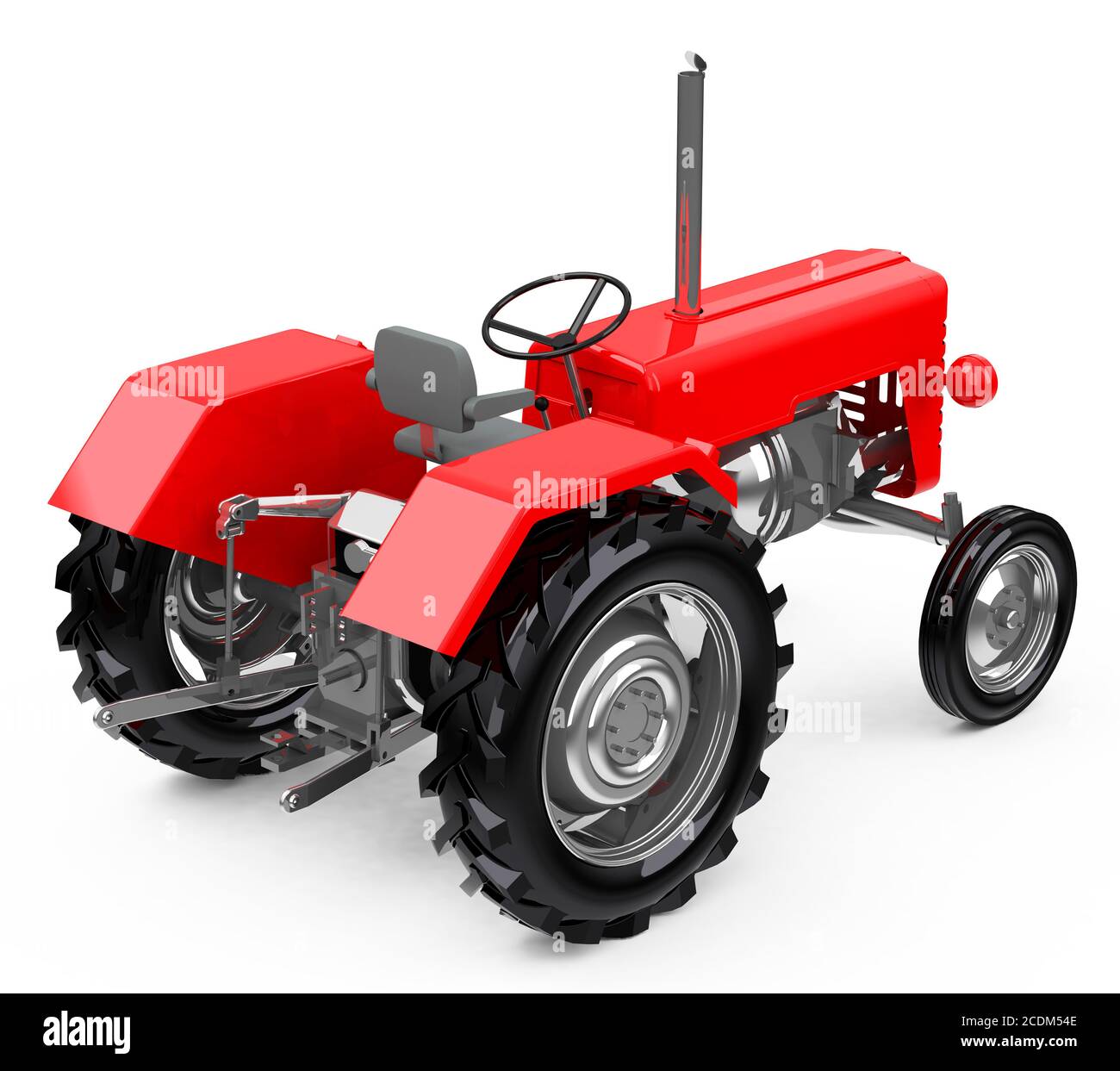 Crop tractor Cut Out Stock Images & Pictures - Alamy