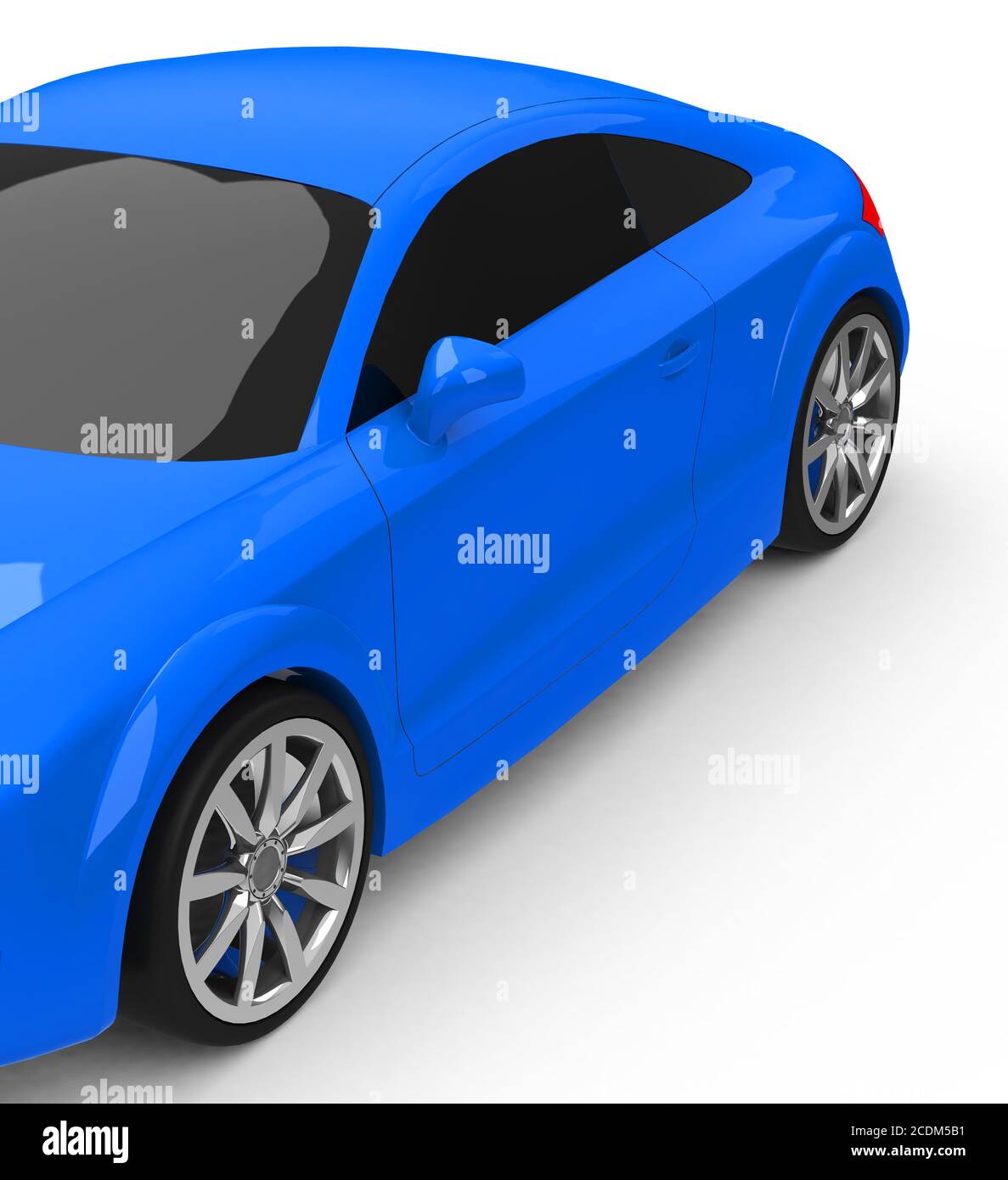 the blue car Stock Photo - Alamy