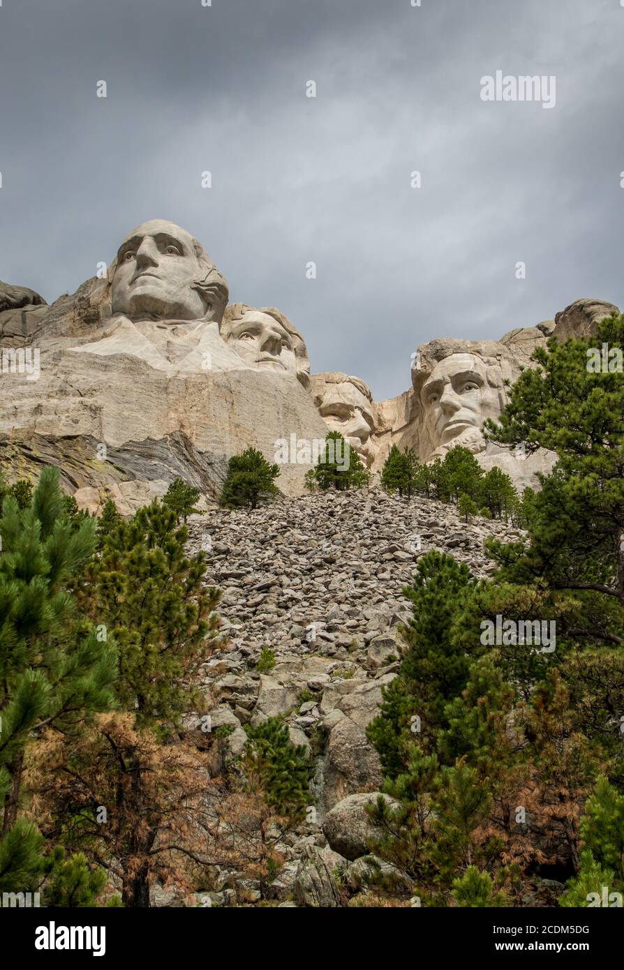 George Washington, Thomas Jefferson, Abraham Lincoln and Theodore ...