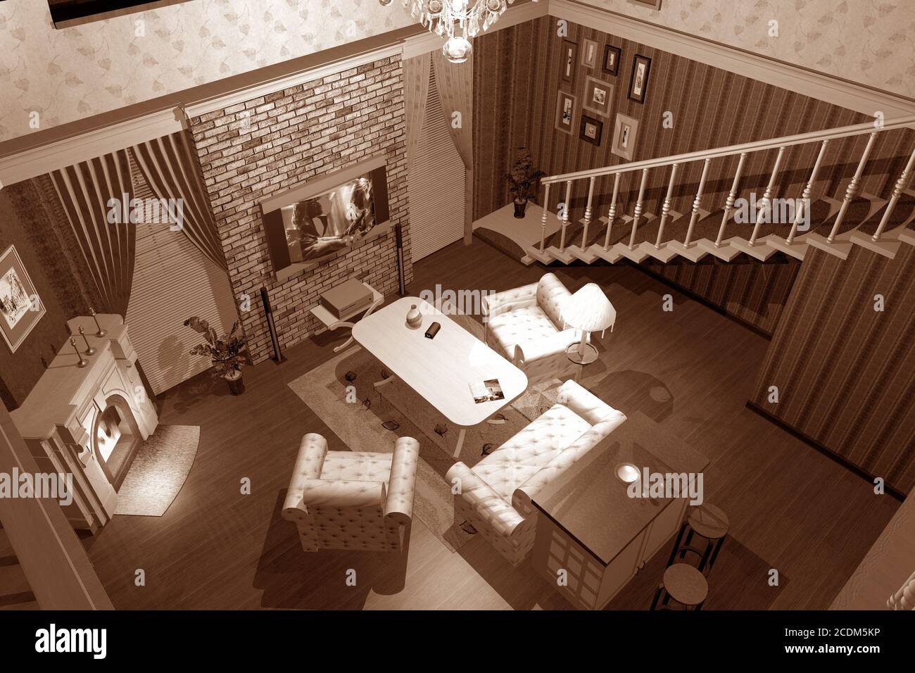 Modern classical style interior hi-res stock photography and images - Alamy