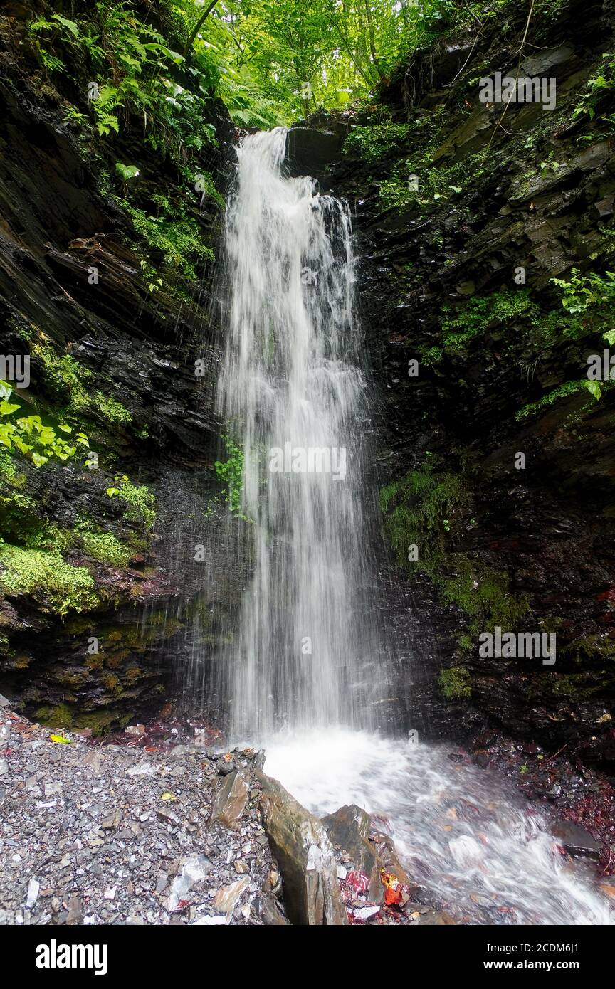 Beautiful waterfall river Stock Photo - Alamy