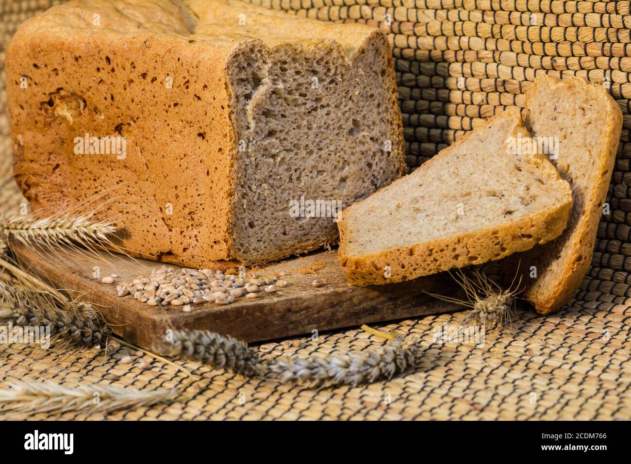 Rustic bread scene hi-res stock photography and images - Alamy