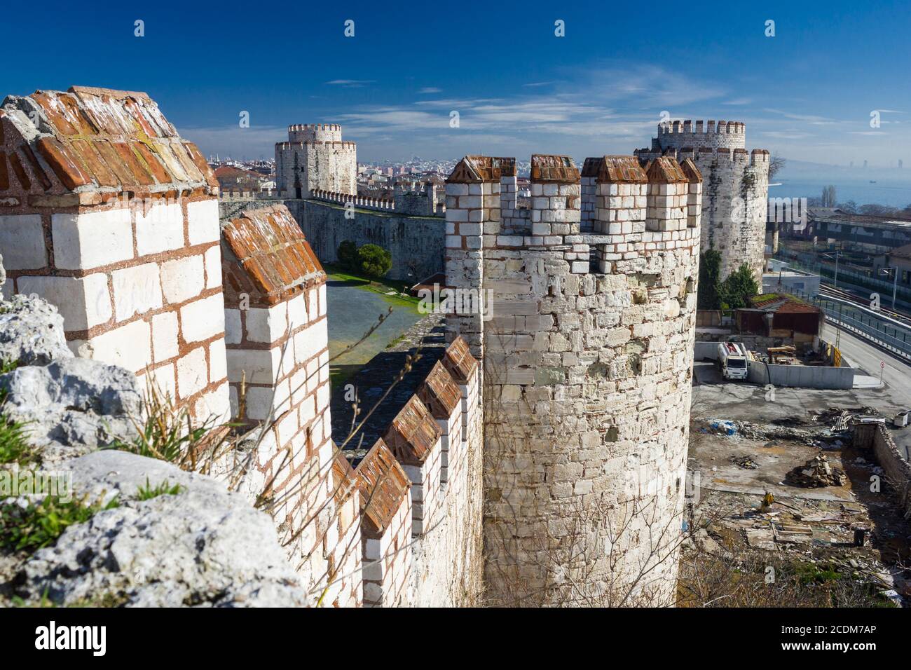 The fortress of the seven towers hi-res stock photography and images ...