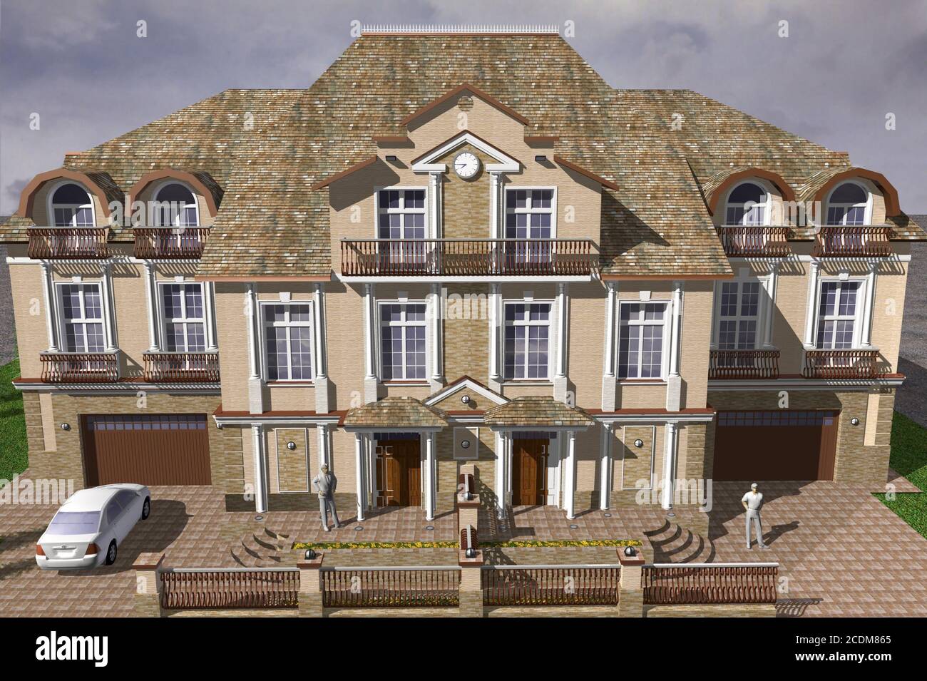 Mansion Classic Style Stock Photo - Alamy