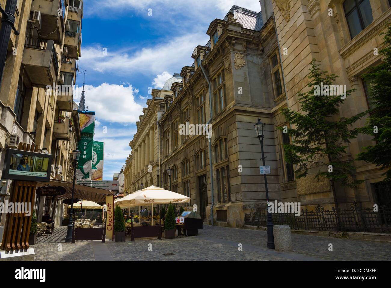 Old Town in Bucharest, Romania Stock Photo - Alamy