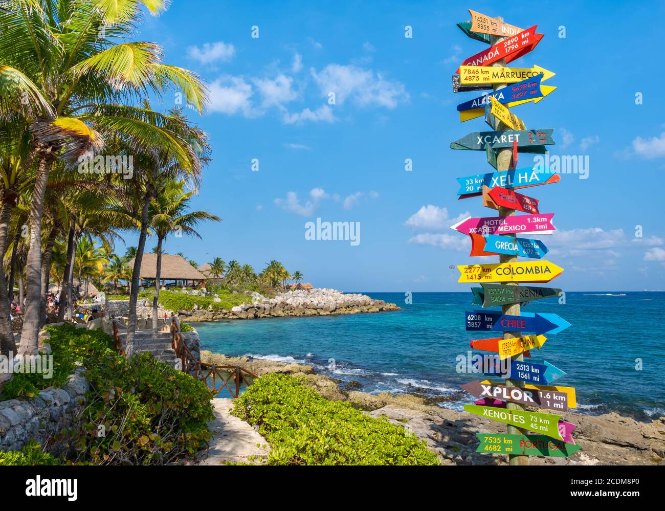 XCARET,MEXICO - APRIL 16,2019 : The XCaret park on the Mayan Riviera in ...