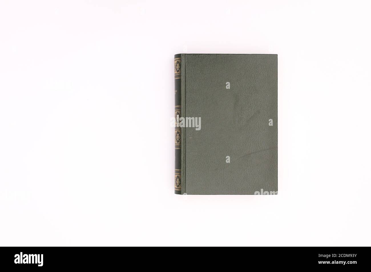 Hard Cover Book On White Theme Stock Photo Alamy