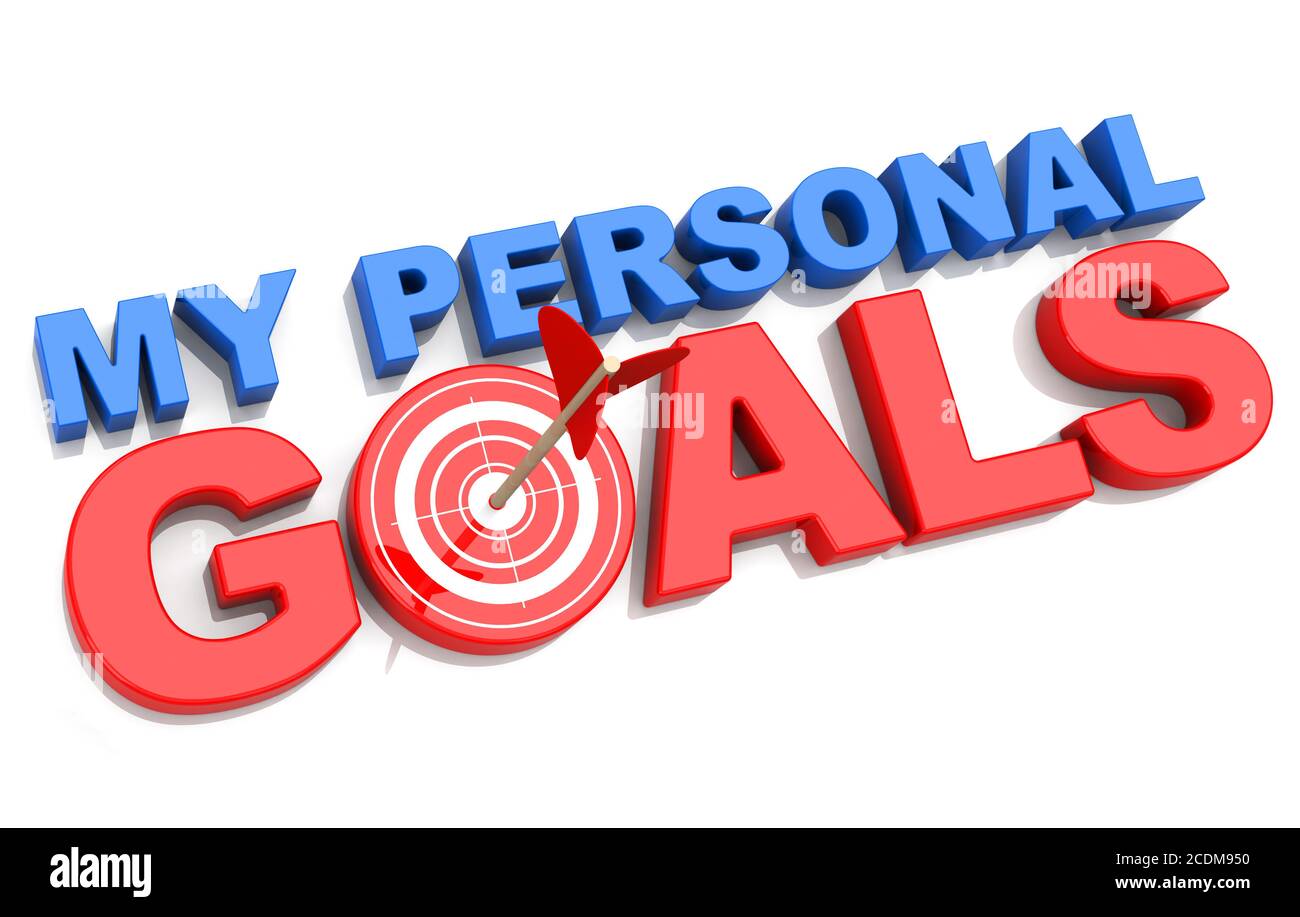 my personal goals Stock Photo - Alamy