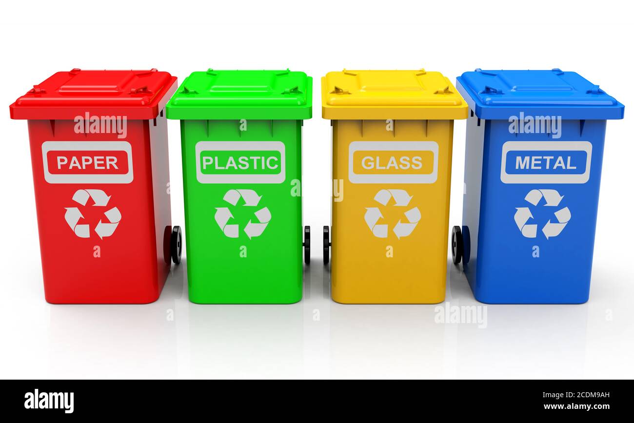 the garbage cans Stock Photo - Alamy