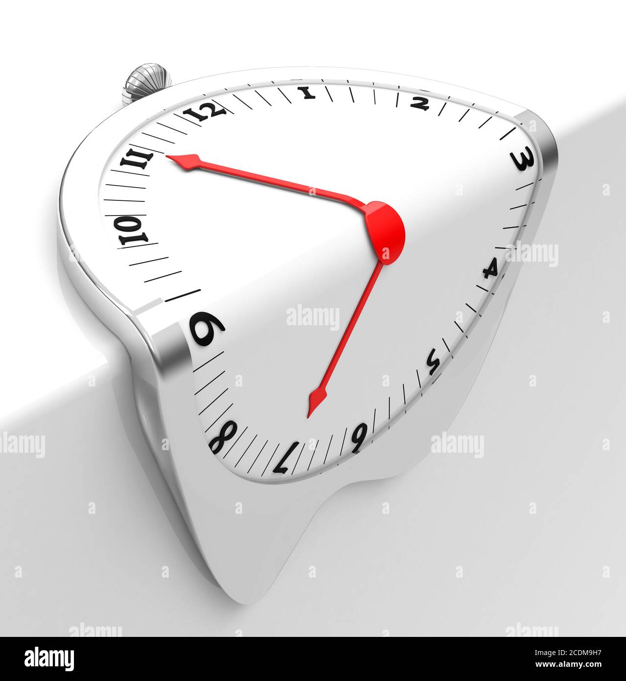 the melting clock Stock Photo - Alamy