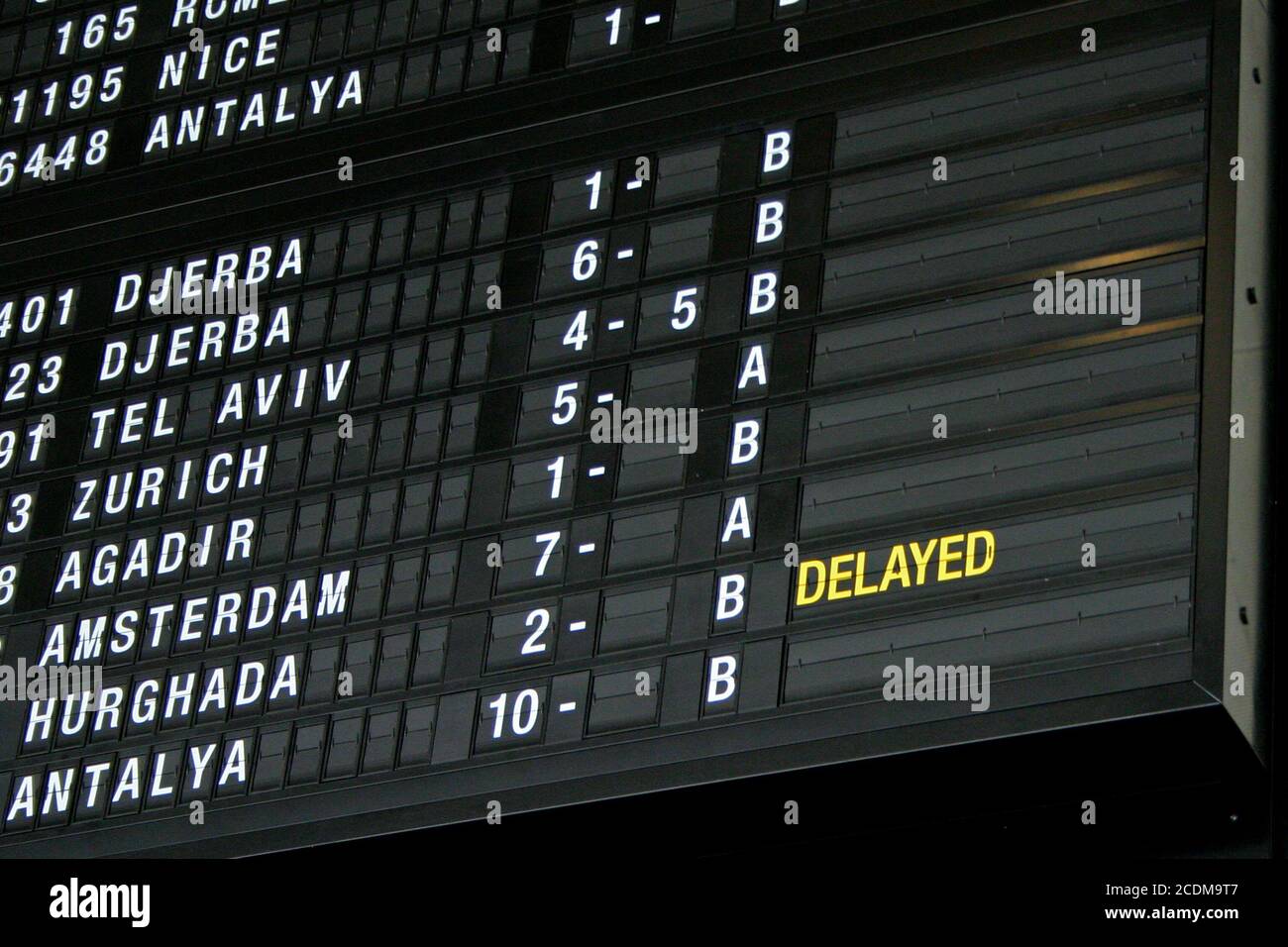 Terminal Info Board - 01 Stock Photo - Alamy