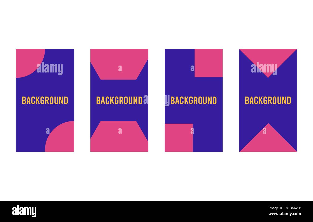 vector illustration. A minimalistic colored frame design. Vector line ...