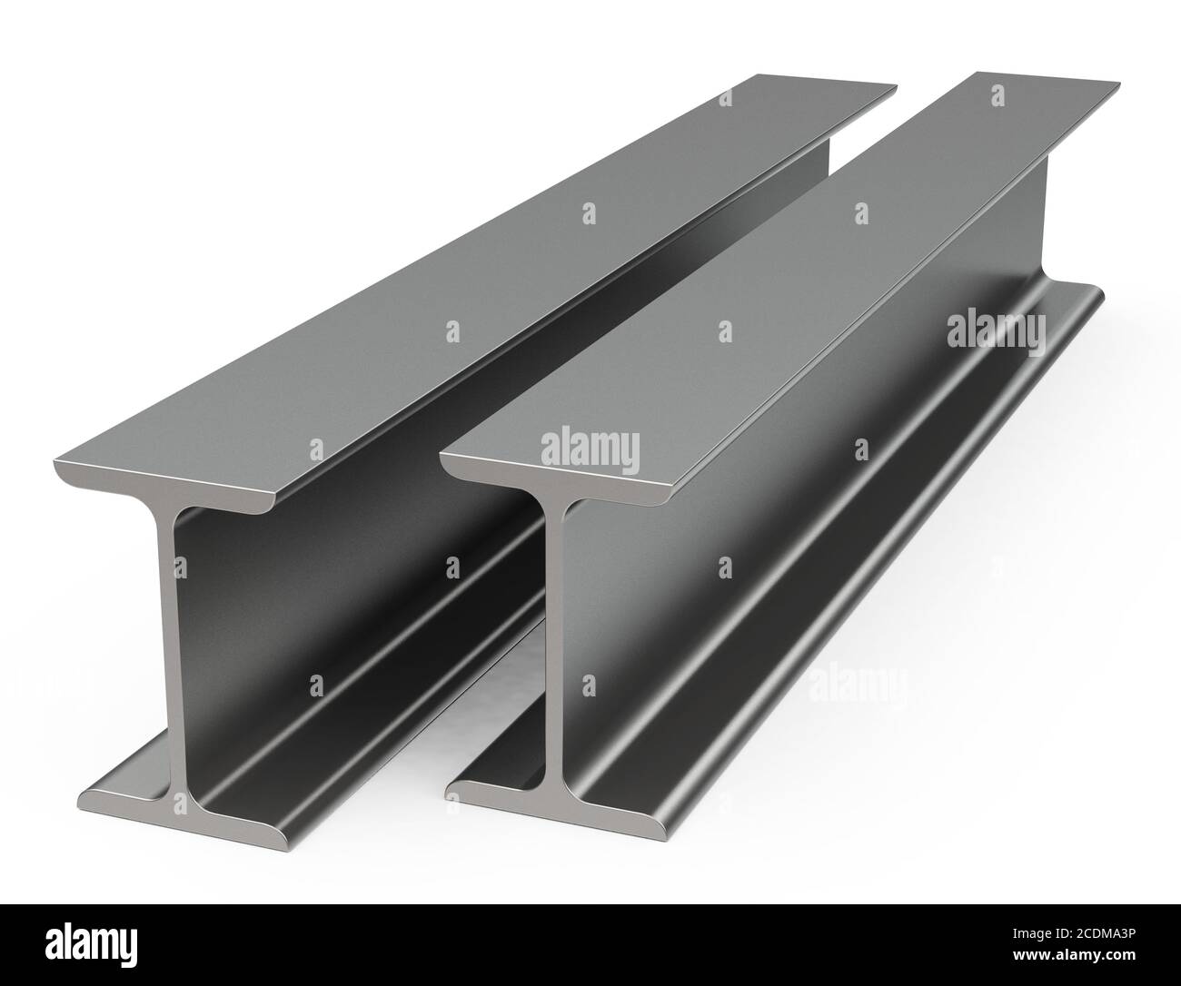 Steel frame beams Cut Out Stock Images & Pictures - Alamy