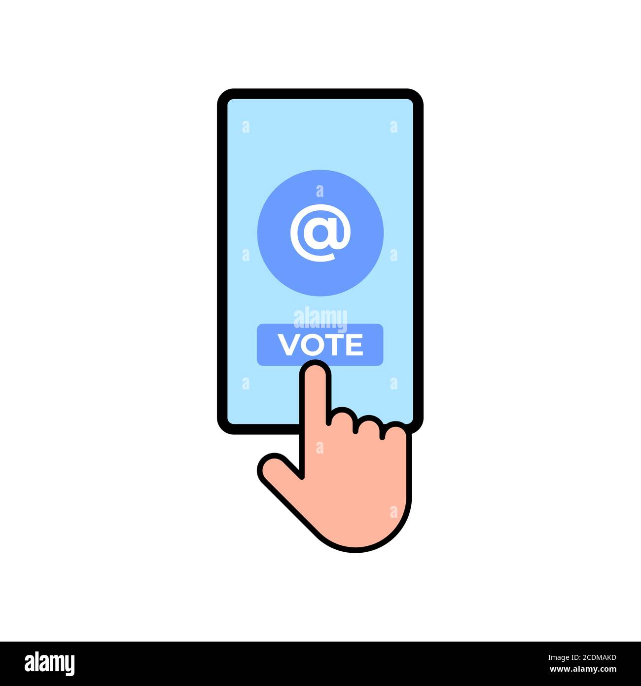 Vote by mail. Stay Safe concept. The 2020 United States Presidential ...