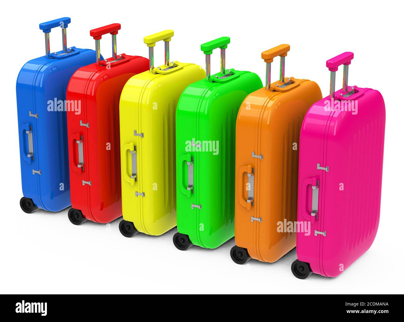 the colorful luggage Stock Photo - Alamy