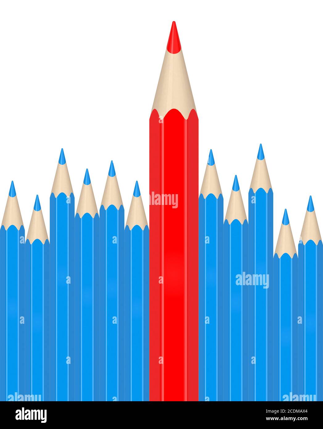 the red pencil Stock Photo - Alamy