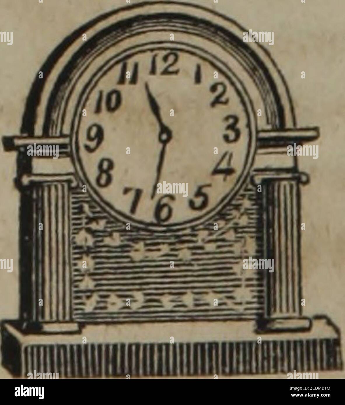 . Elementary exercises for the deaf and dumb . Clock Stock Photo - Alamy