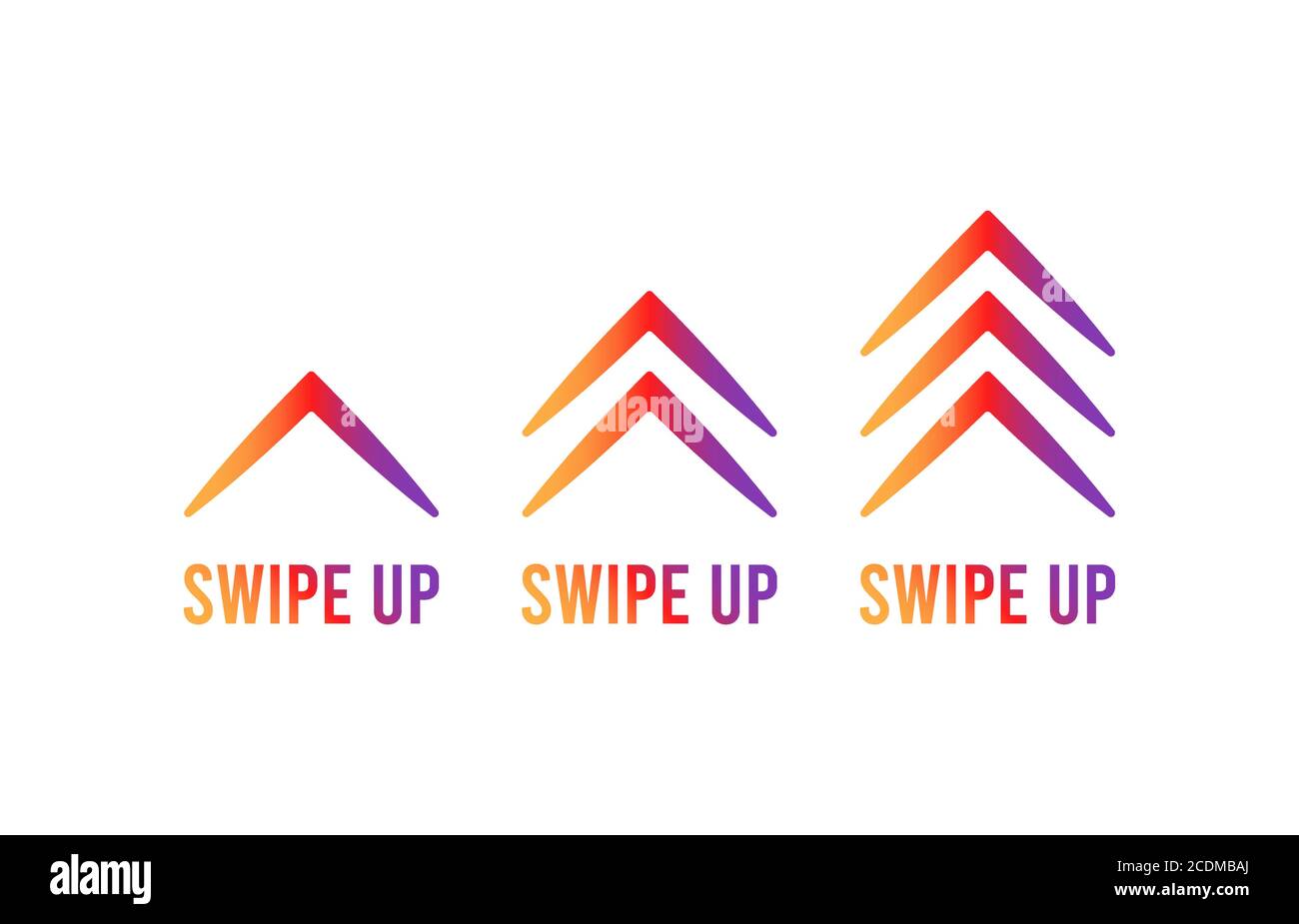 Swipe up set stories vector. Stories swipe button, vector illustration ...